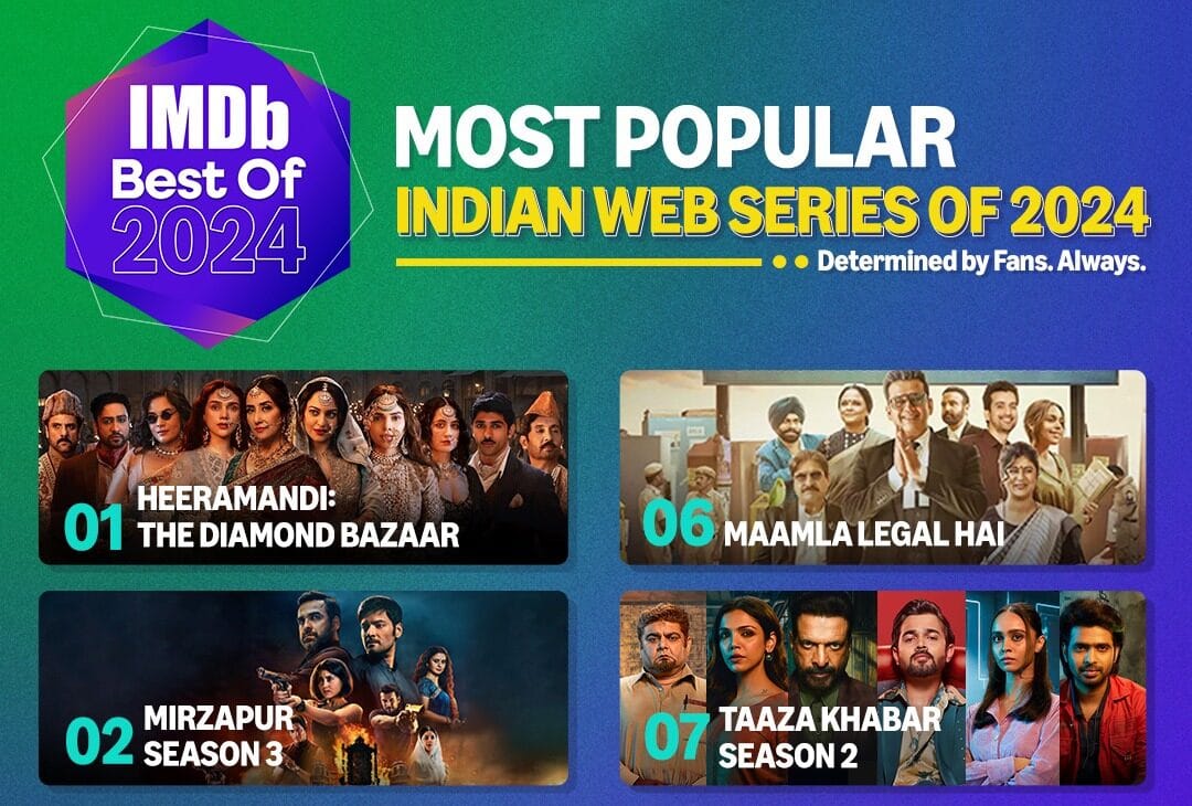IMDb Announces the Most Popular Indian Movies and Web Series of 2024 - New India News Service
